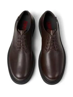 Camper Norman Leather Derby Shoes - Brown