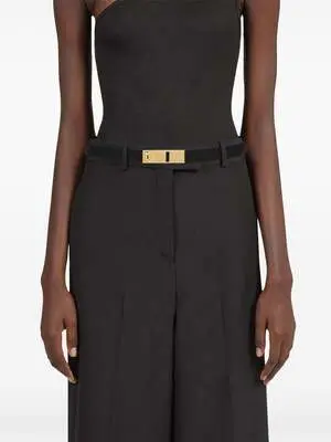 FERRAGAMO Extendable Hug Belt - Black