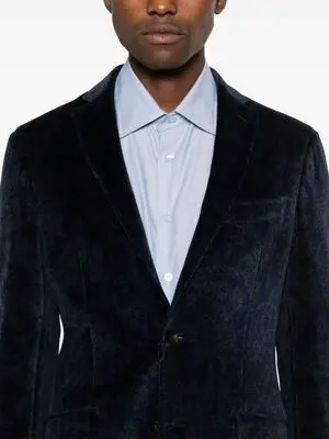 Etro Paisley-print Velvet Blazer