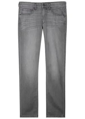 Paige Federal Straight-leg Jeans - Grey