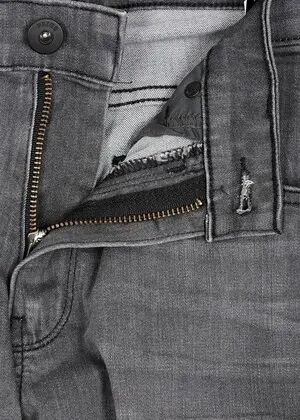 Paige Federal Straight-leg Jeans - Grey