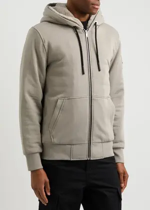 Moose Knuckles Bunny Hooded Cotton-blend Sweatshirt