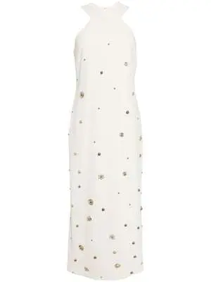 Elie Saab Stud-embellished Midi Dress