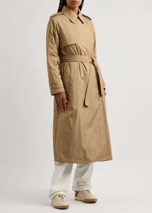 Moncler Barbetane Shell Trench Coat - Beige