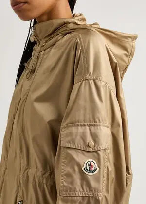 Moncler Adhemar Nylon Parka - Beige