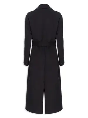 Pinko Cornice Belted Wool Coat