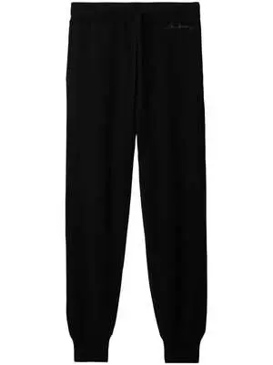 Burberry Cashmere Jogging Pants - Black
