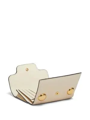 Marni Trunkaroo Tri-fold Leather Wallet - Neutrals