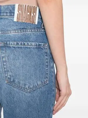 MOTHER Recycled Cotton-lyocell Blend Denim Jeans