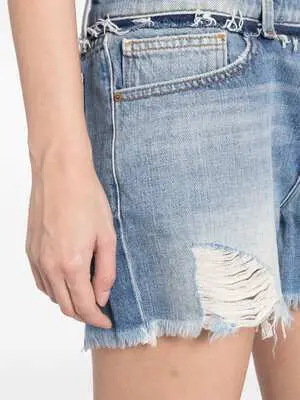 FRAME Le Garçon Denim Shorts