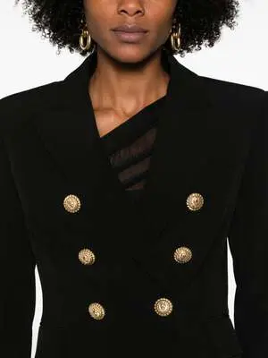Balmain Double-breasted Blazer - Black