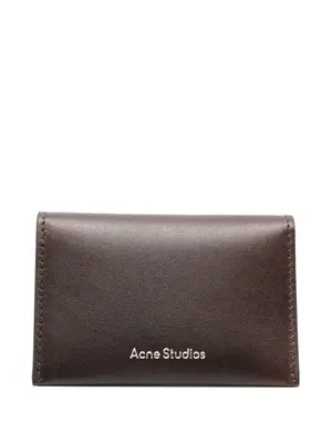 Acne Studios Folded Leather Wallet - Brown