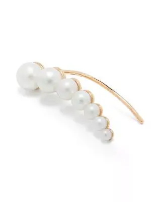 Sophie Bille Brahe Croissant Japonais Single Earring - Grey