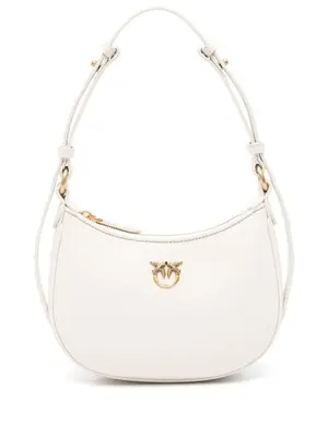 Pinko Baby Half Moon Shoulder Bag - White