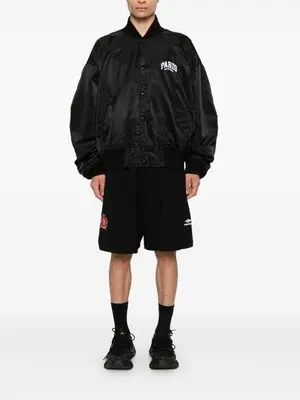 Balenciaga Soccer Baggy Shorts - Black | Editorialist
