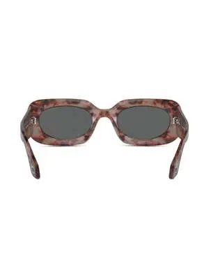 Giorgio Armani Logo-print Sunglasses - Grey