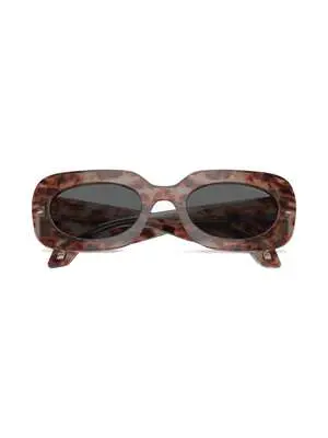 Giorgio Armani Logo-print Sunglasses - Grey