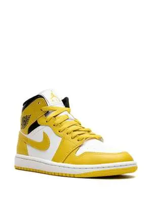 JORDAN Air 1 Mid Sneakers - Yellow