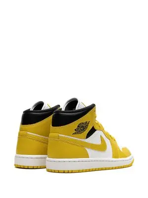 JORDAN Air 1 Mid Sneakers - Yellow