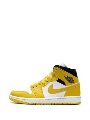 JORDAN Air 1 Mid Sneakers - Yellow
