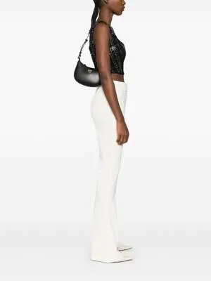Pinko Half Moon Baby Leather Shoulder Bag