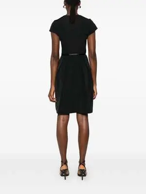 Givenchy 4g-bow Taffeta Mini Dress