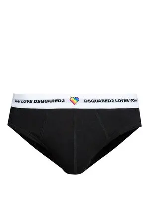 Dsquared2 Pride Briefs - Black