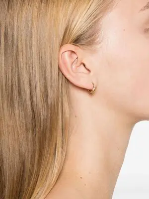 Lizzie Mandler Mini Crescent Single Earring - Gold