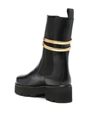 Rene Caovilla 45mm Snake-detail Boots