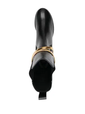 Rene Caovilla 45mm Snake-detail Boots