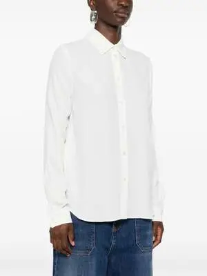 Pinko Crepe De Chine Shirt - White