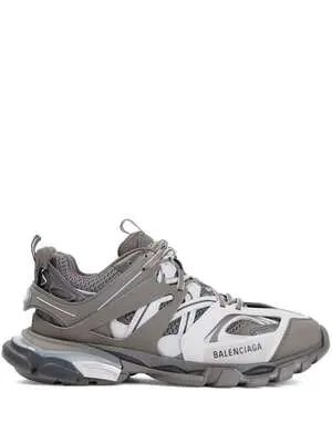 Balenciaga Track Faded-effect Sneakers - Brown