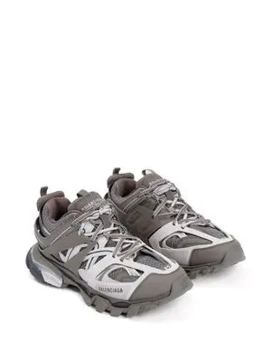 Balenciaga Track Faded-effect Sneakers - Brown