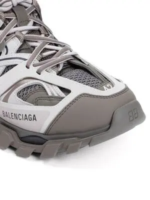 Balenciaga Track Faded-effect Sneakers - Brown