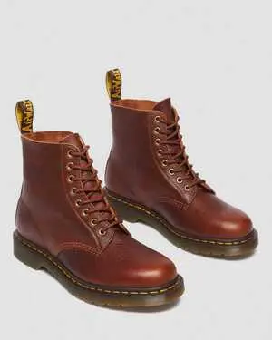 Dr. Martens 1460 Ambassador Leather Lace Up Boots - Brown