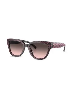 COACH® Monogram Pattern Square Sunglasses