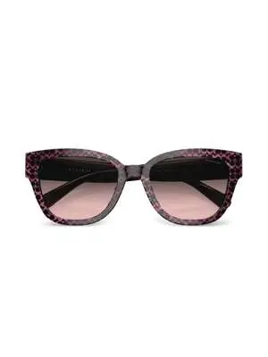COACH® Monogram Pattern Square Sunglasses
