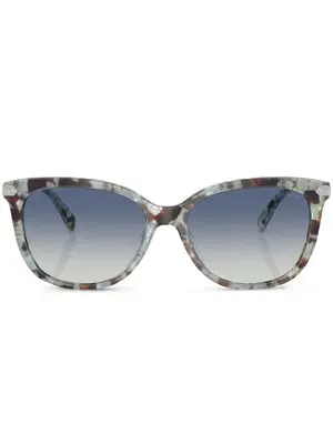 COACH® Tortoiseshell Cat-eye Sunglasses - Green
