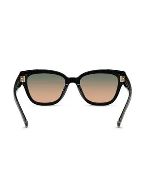 COACH Monogram-pattern Butterfly Sunglasses - Green