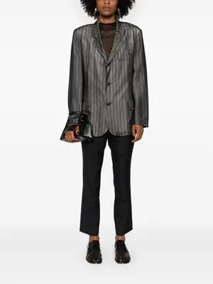 Junya Watanabe Pinstripe Slim-cut Tailored Trousers