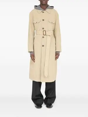 MAISON MARGIELA Canvas Belted Trench Coat