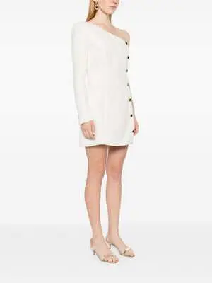 Alessandra Rich Sequined One-shoulder Mini Dress