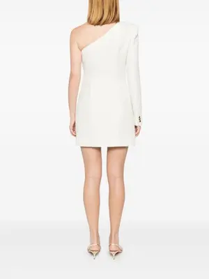 Alessandra Rich Sequined One-shoulder Mini Dress