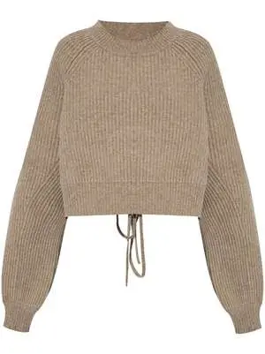 Yohji Yamamoto Open-back Jumper - Neutrals