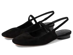 Vince Suede Slingbacks With Square Toe
