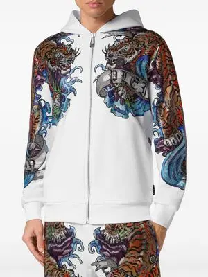 Philipp Plein Tattoo-print Bomber Jacket