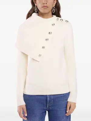 Rabanne Wool Jumper - White