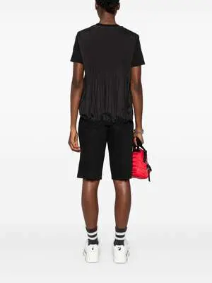 Moncler Pleated T-shirt - Black