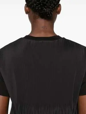 Moncler Pleated T-shirt - Black