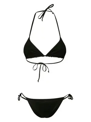 FISICO Reversible Triangle Bikini - Black